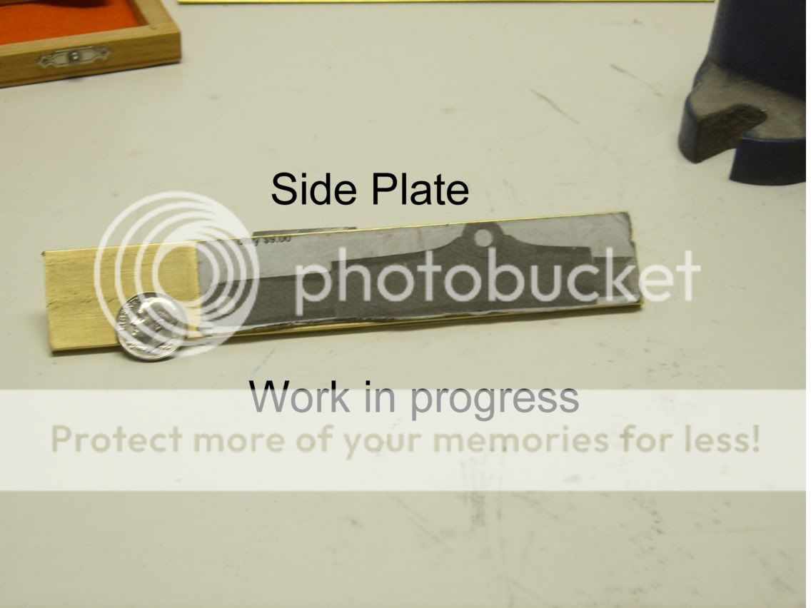 Picture of homemade sideplate | The Muzzleloading Forum