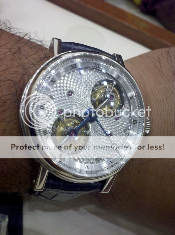 Just tried on the single most expensive watch ever, $500K worth of ...