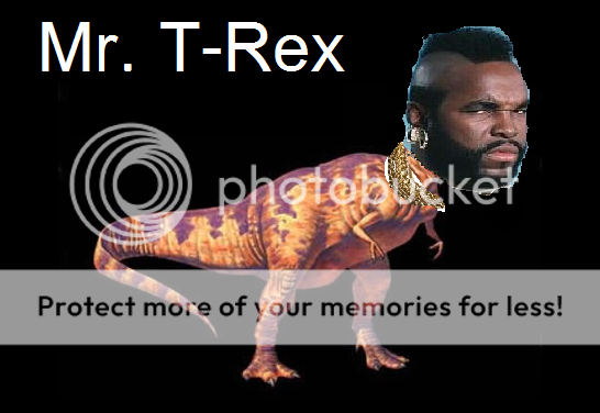 Celebrity Dinosaurs are Awesome! » Mr. T-Rex