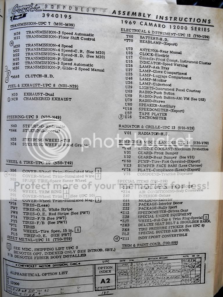 68 Factory Assembly Manual | Team Camaro Tech