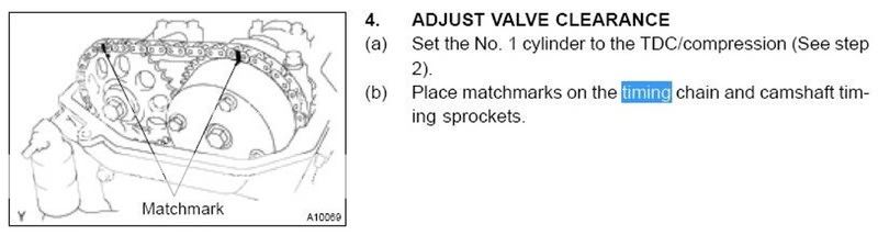 Timing chain marks and #53/#67 link alignment | MR2 SpyderChat