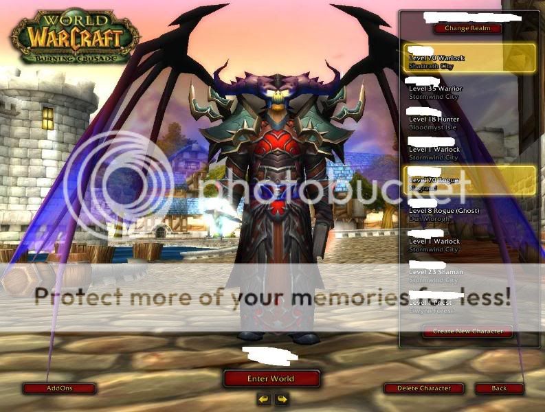 WTS: [A] T5/6 and PVP geared Warlock [A] 70 PVP geared Rogue - EpicNPC