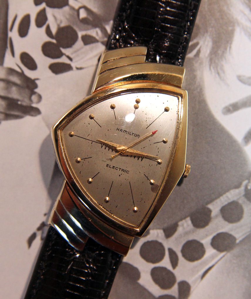 REDUCED 2x: Rare Vintage 14k Solid Gold Hamilton Electric "Ventura" cal ...