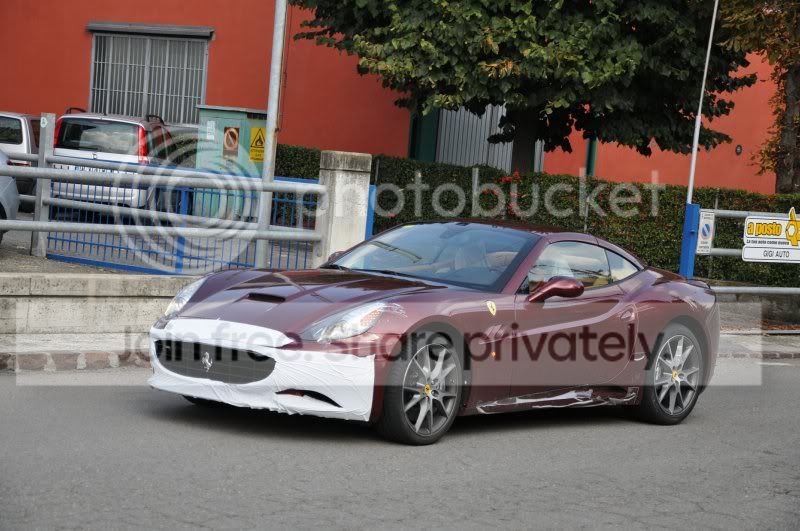 Ferrari California in Rubino (outside factory) | Luxury4Play.com